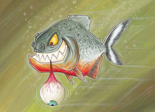 Piranha - Paul Baker Cartoons and Caricatures
