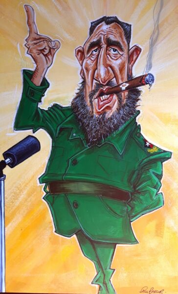 FIDEL CASTRO - Paul Baker Cartoons and Caricatures