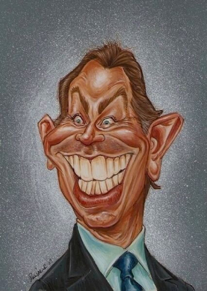 TONY BLAIR - Paul Baker Cartoons and Caricatures