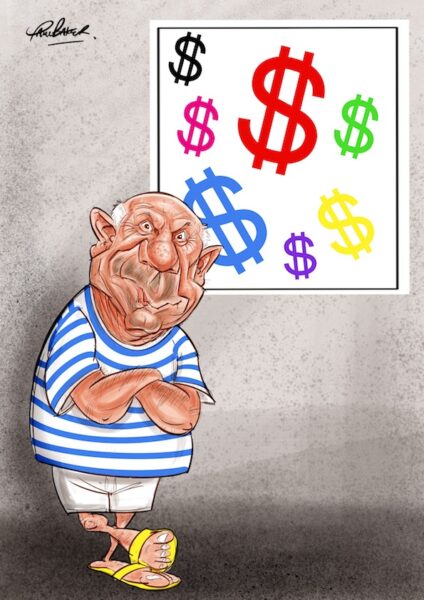 Picasso - Paul Baker Cartoons and Caricatures