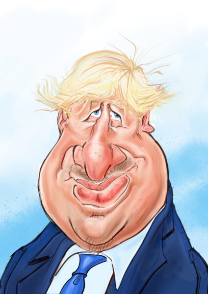 Boris Johnson PM - Paul Baker Cartoons and Caricatures