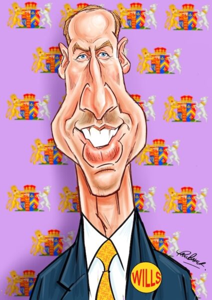 PRINCE WILLIAM - Paul Baker Cartoons and Caricatures
