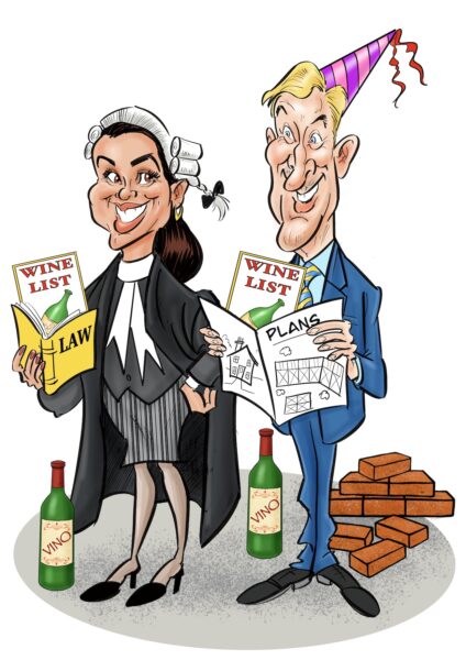 CARTOON ILLUSTRATION FOR INVITE - Paul Baker Cartoons and Caricatures